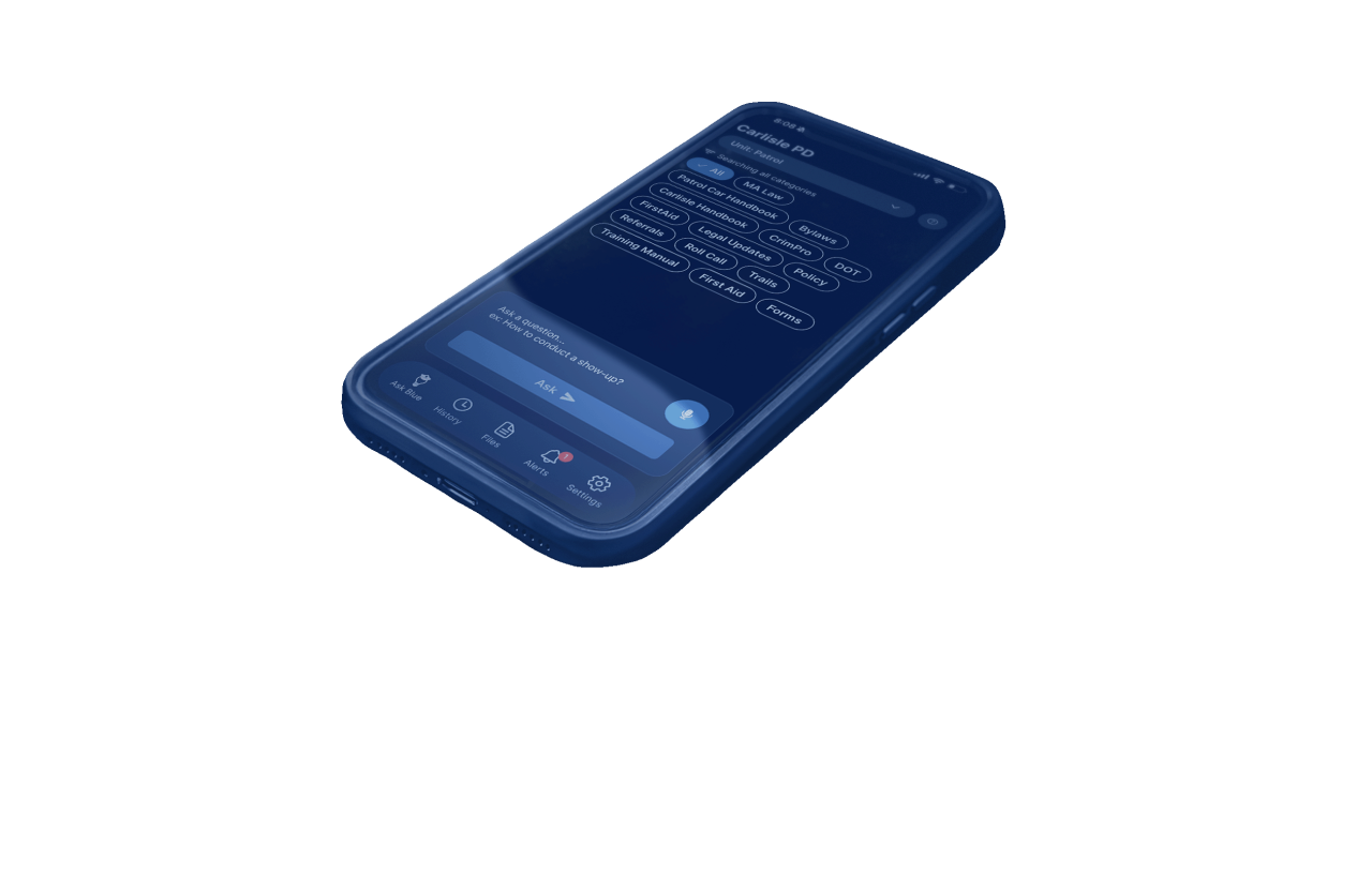 Blue Voice | AI Assistant for Officers